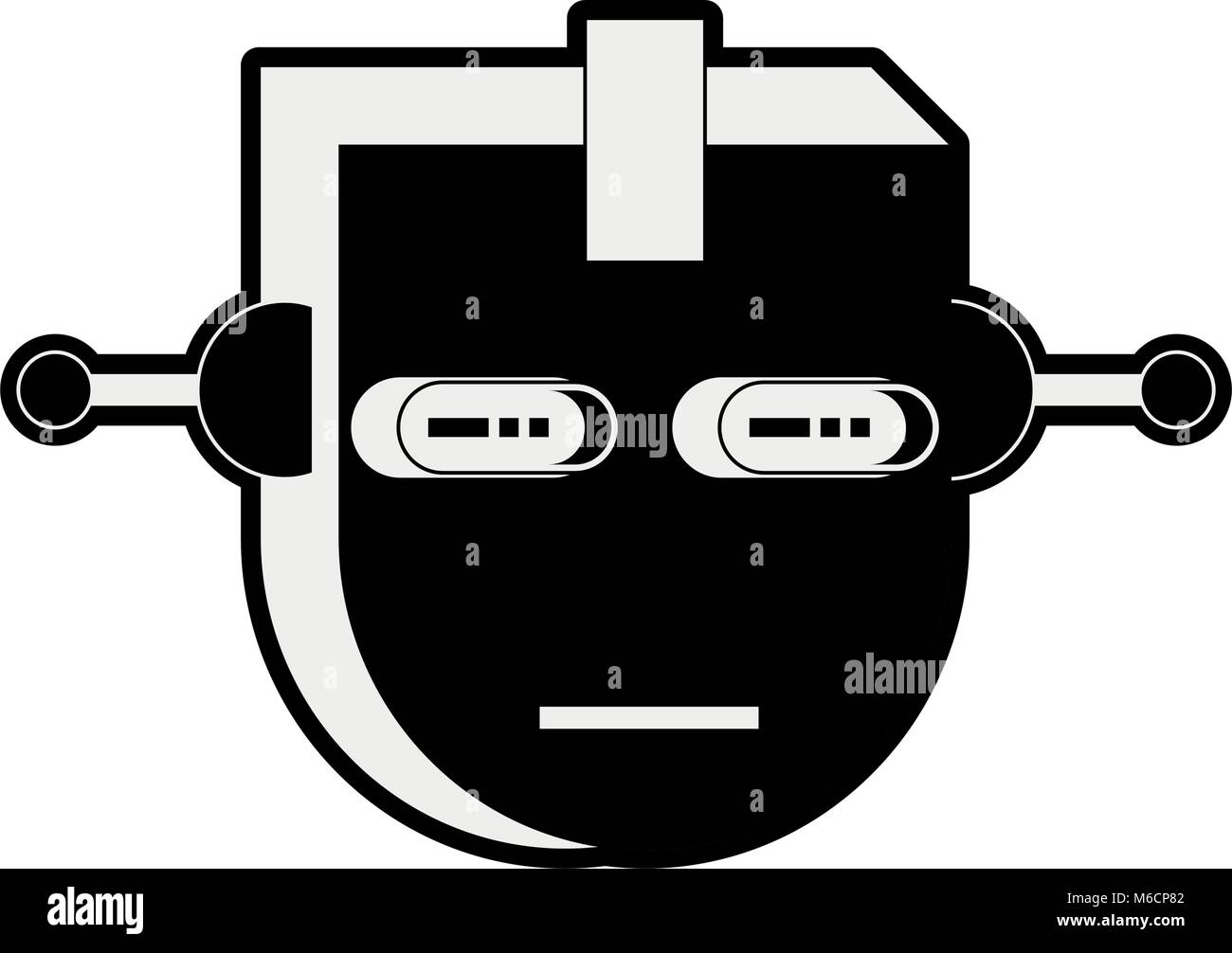 Funny robot cartoon Stock Vector Image & Art - Alamy