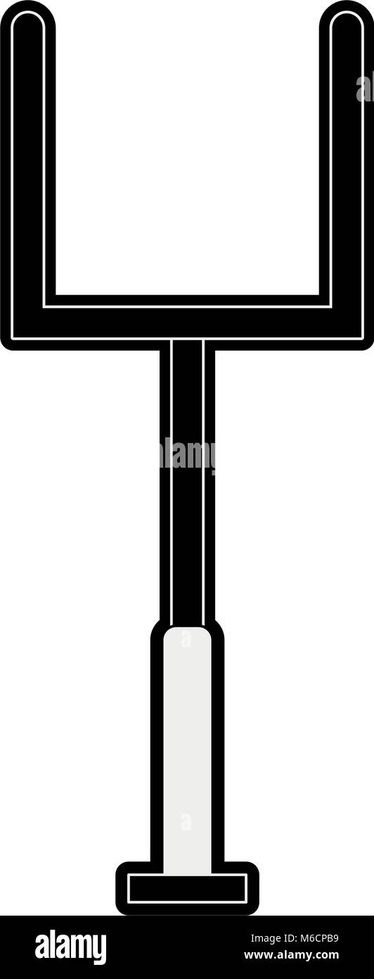 Football goal post symbol Stock Vector Image & Art - Alamy