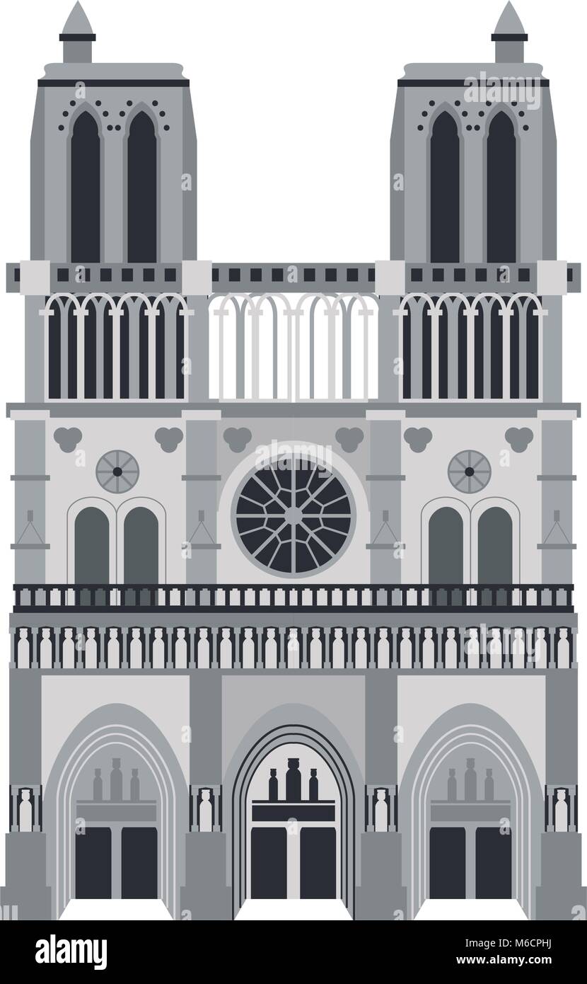 Gothic church building Stock Vector Image & Art - Alamy