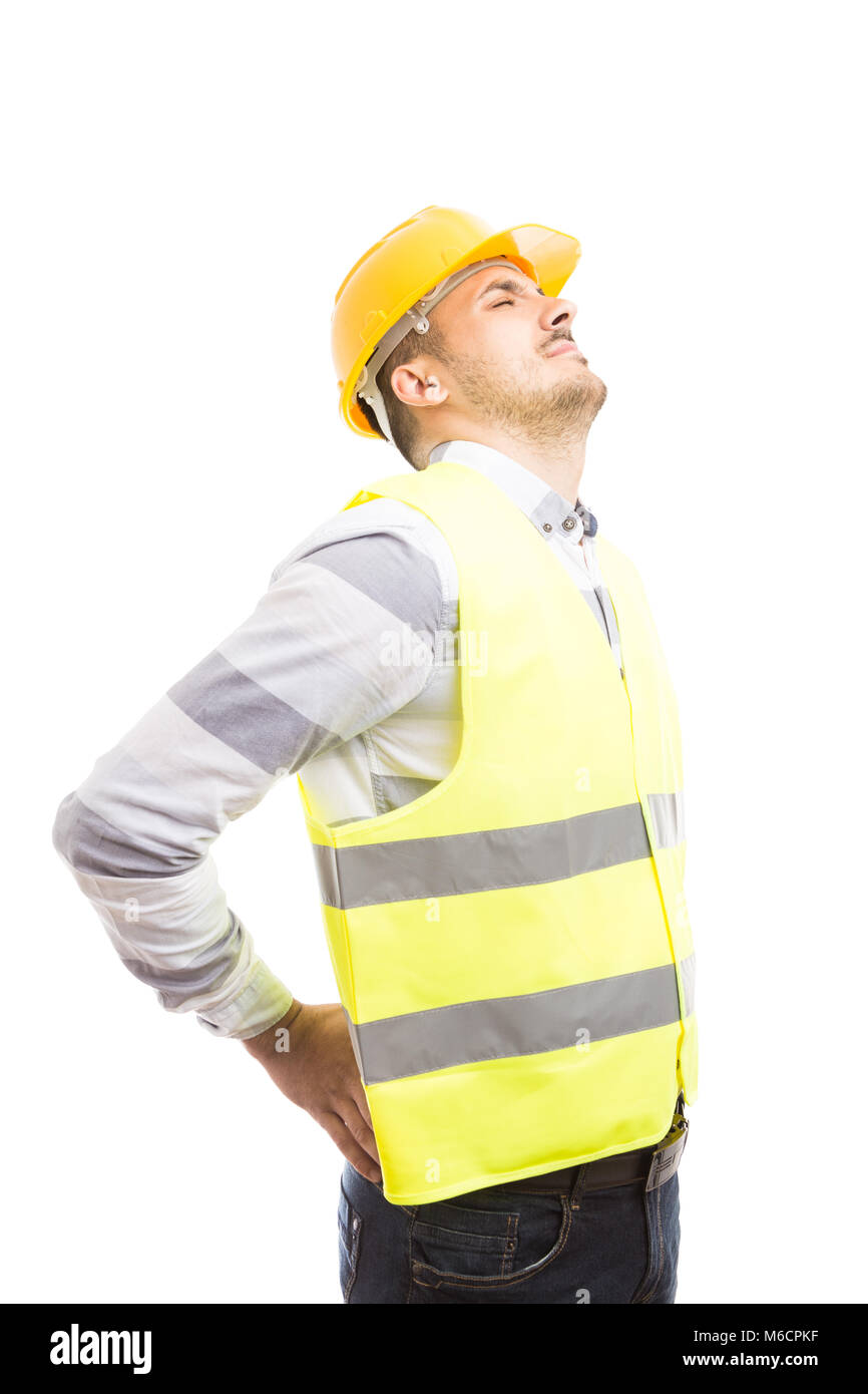 Construction Worker Back Injury High Resolution Stock Photography and ...