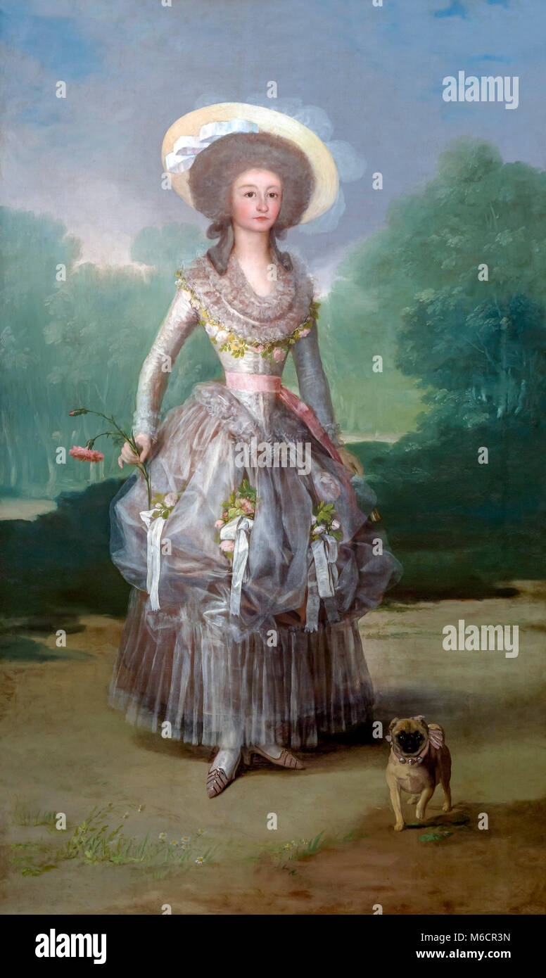 The snowstorm or winter. 1786. goya hi-res stock photography and images ...