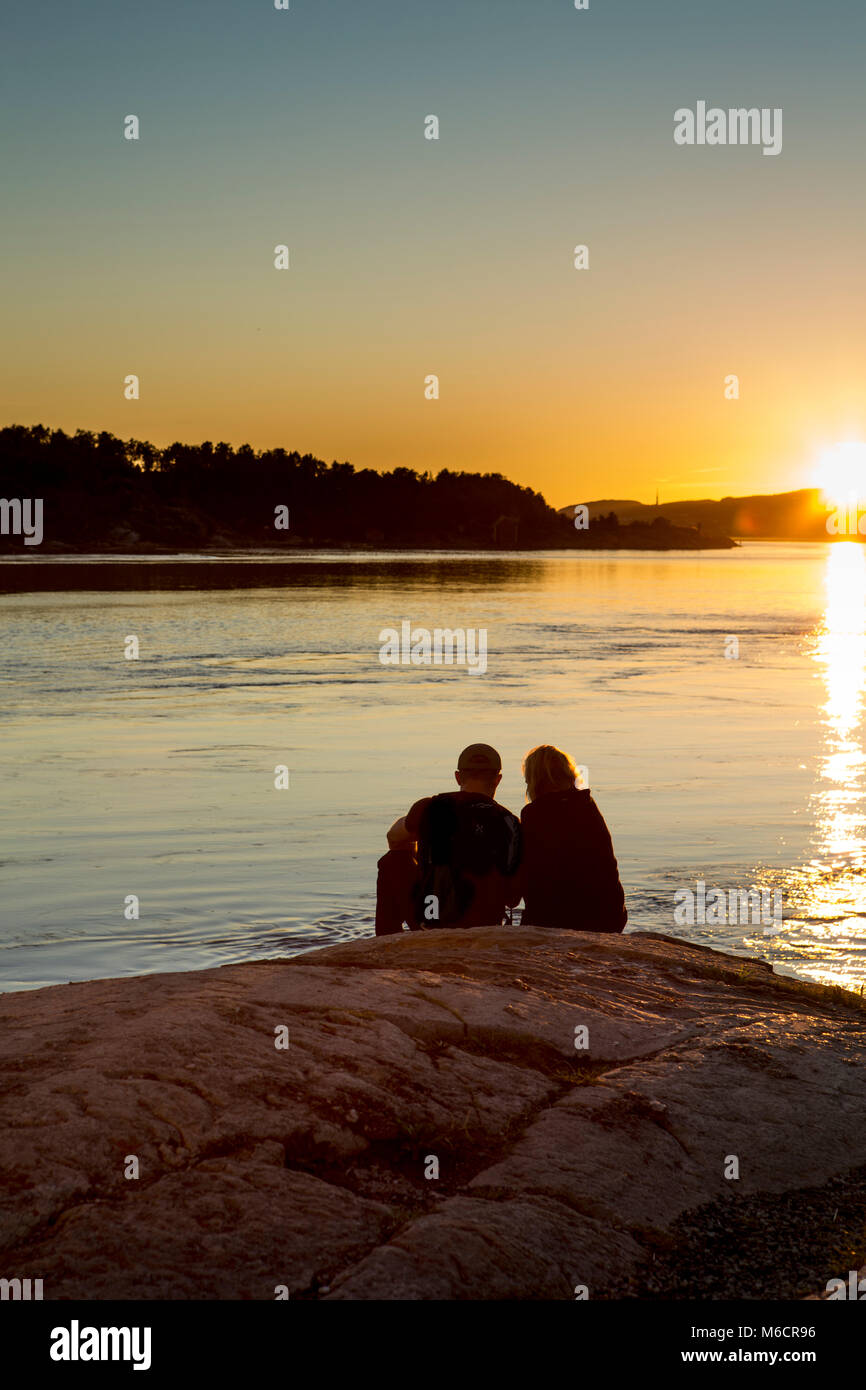 Beautiful peaceful romantic couple river hi-res stock photography and ...