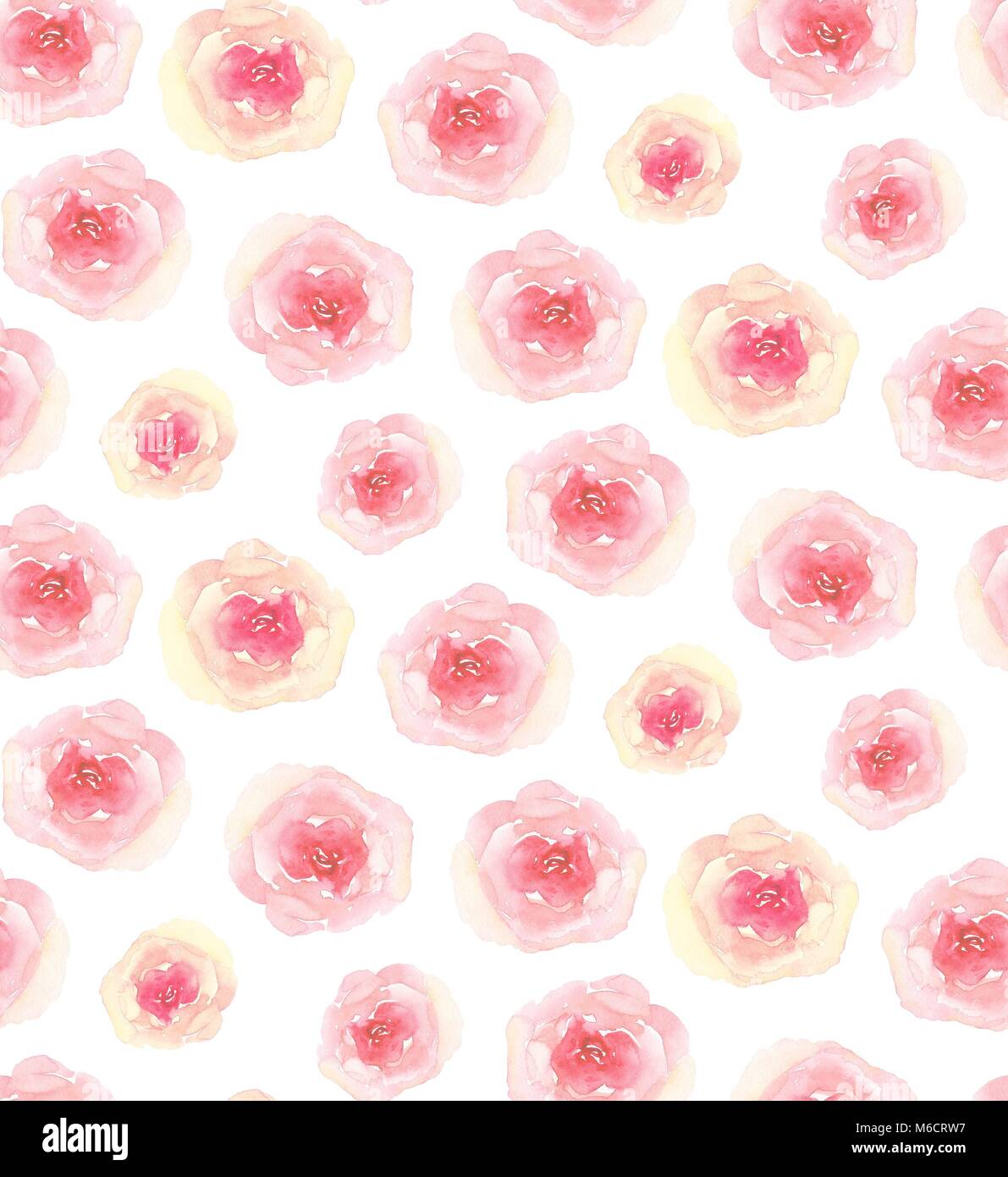 Pink floral watercolour background hi-res stock photography and images ...