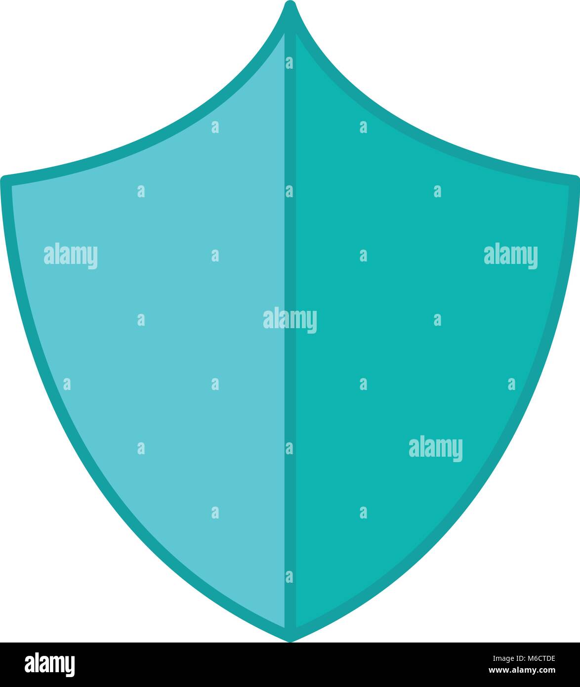duo color security shield protection object to privacy Stock Vector ...
