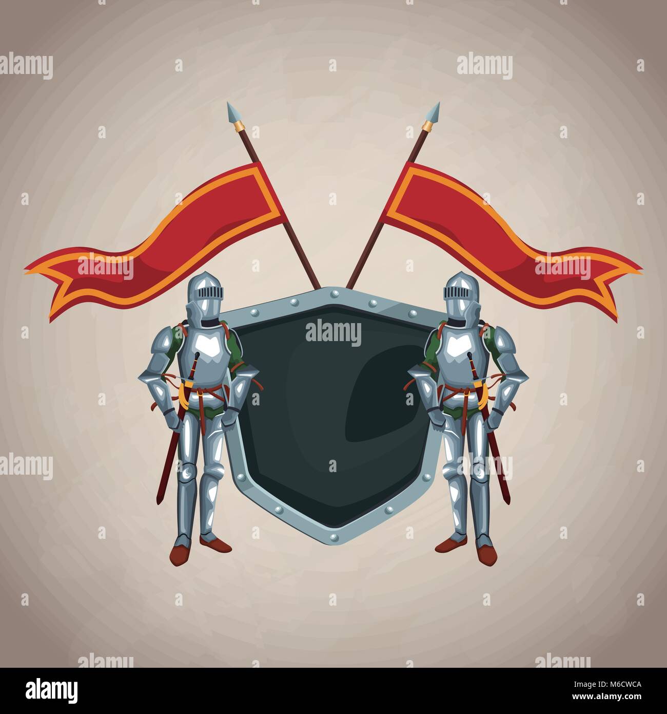 Medieval army emblem Stock Vector Image & Art - Alamy