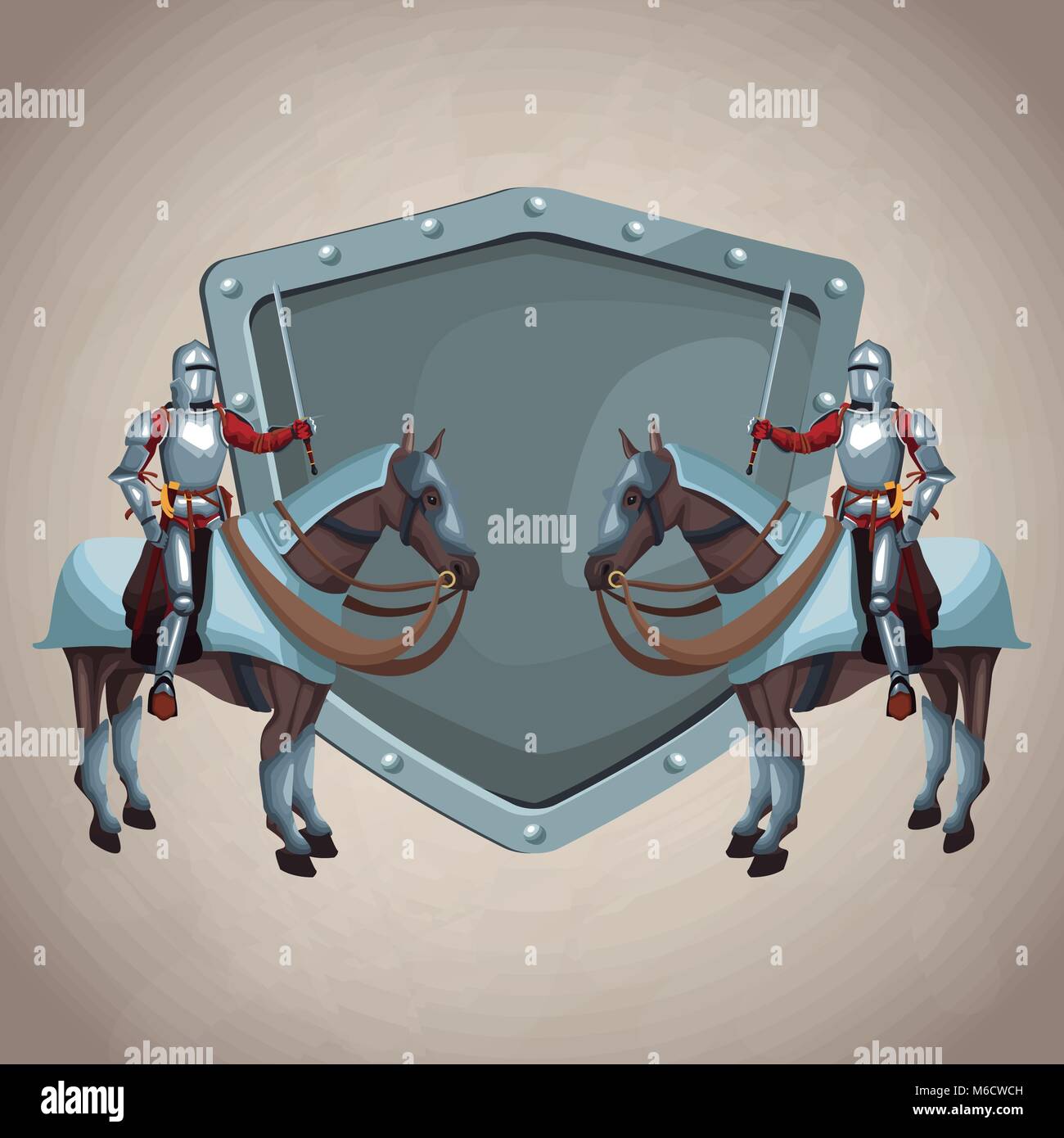 Medieval army emblem Stock Vector Image & Art - Alamy