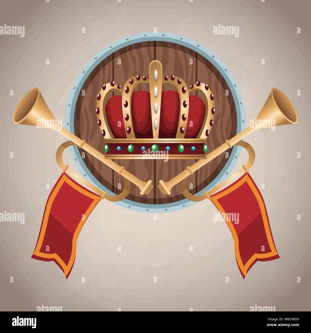 Medieval army emblem Stock Vector Image & Art - Alamy