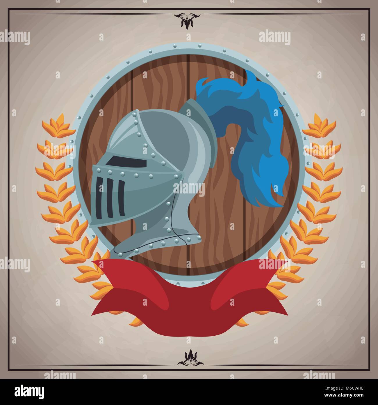 Medieval army emblem Stock Vector Image & Art - Alamy