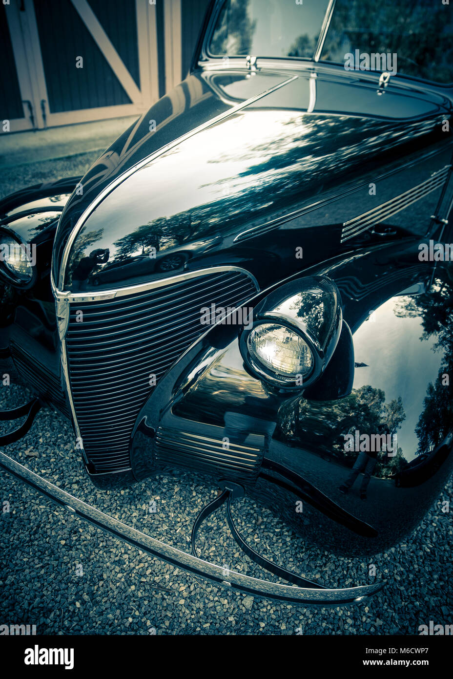 Hot Rod Detail Stock Photo - Alamy