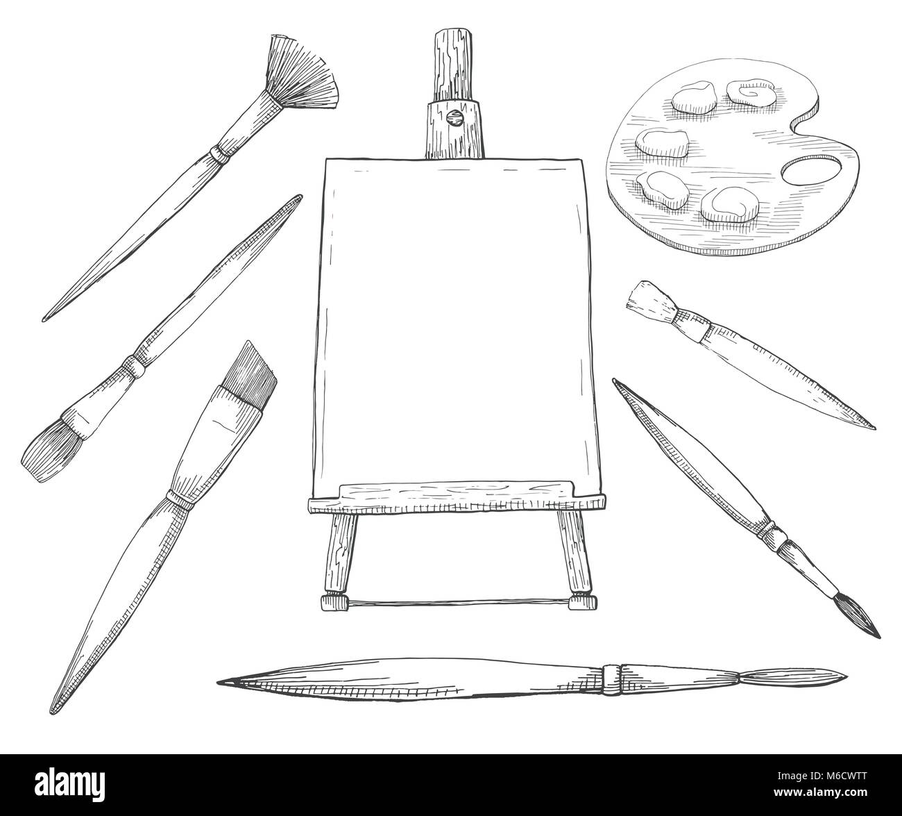 Hand drawn artwork. Vector illustration of a sketch style Stock Vector ...