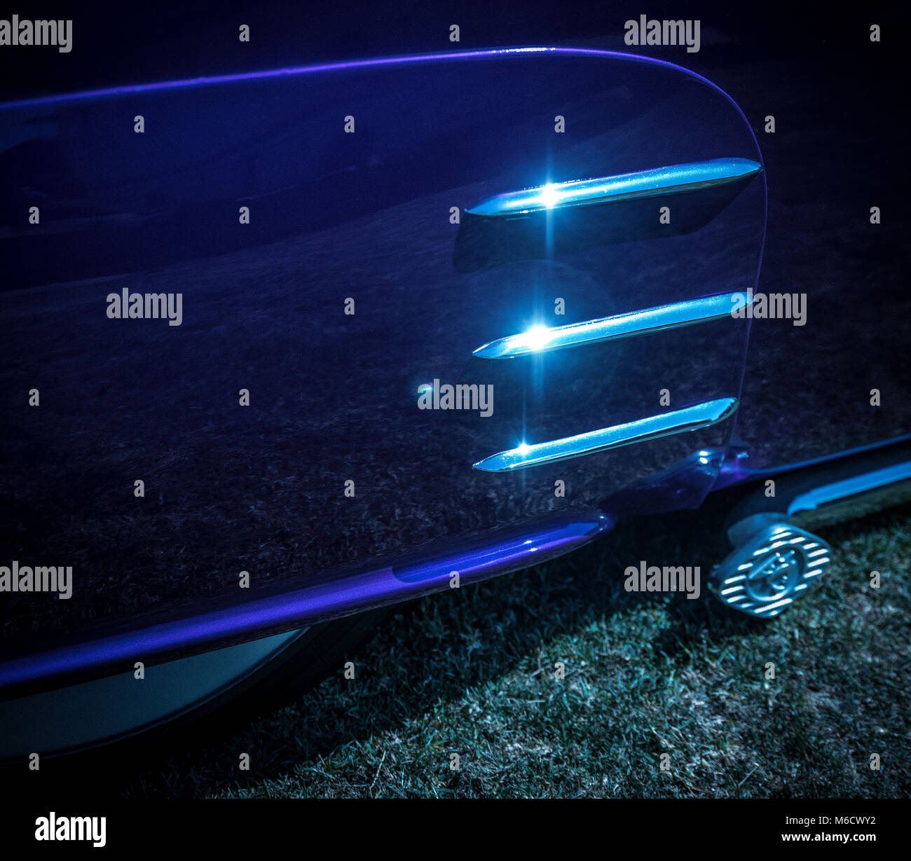 Hot Rod Detail Stock Photo - Alamy