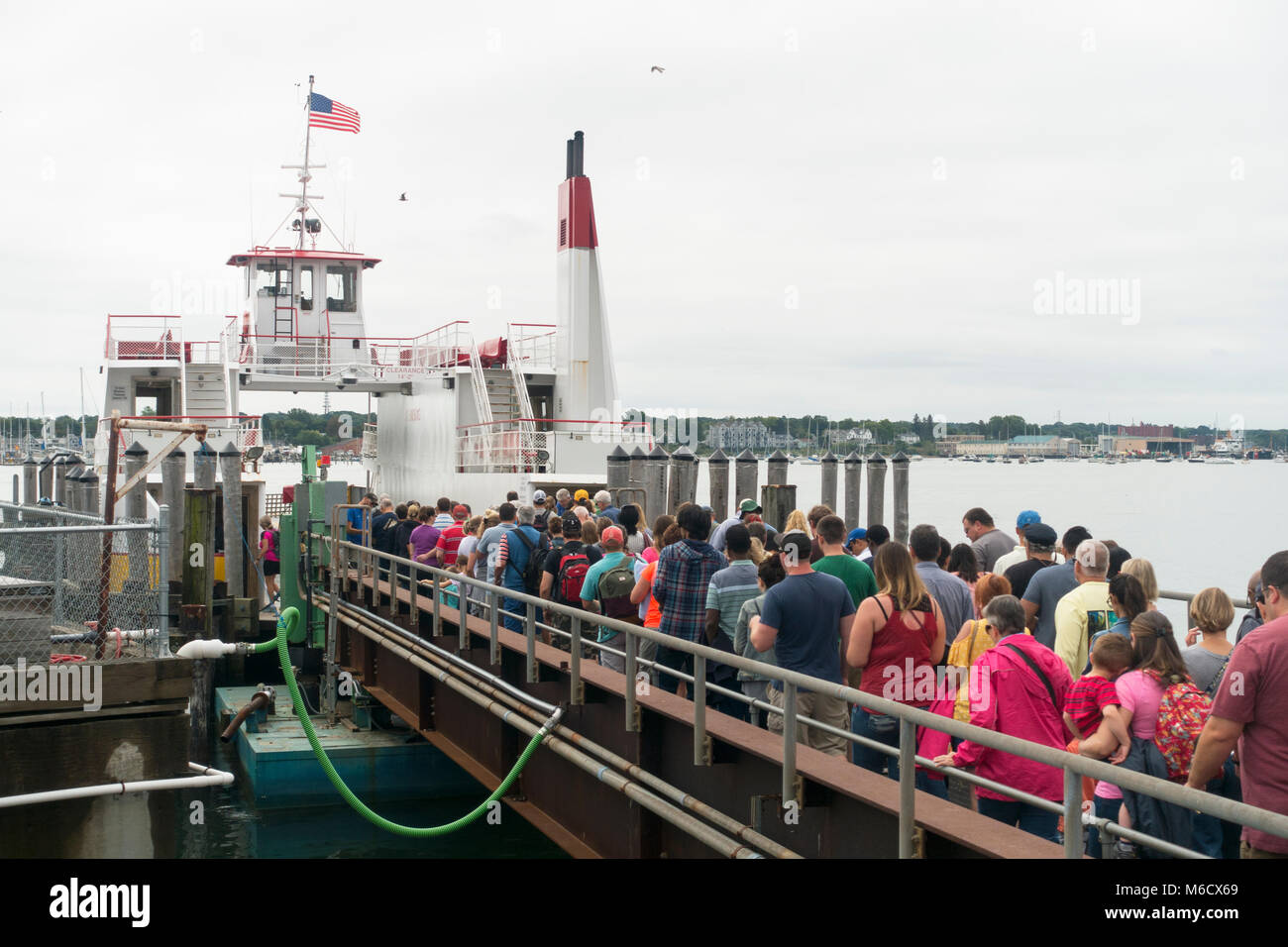 Portland Maine Ferry Stock Photo - Alamy