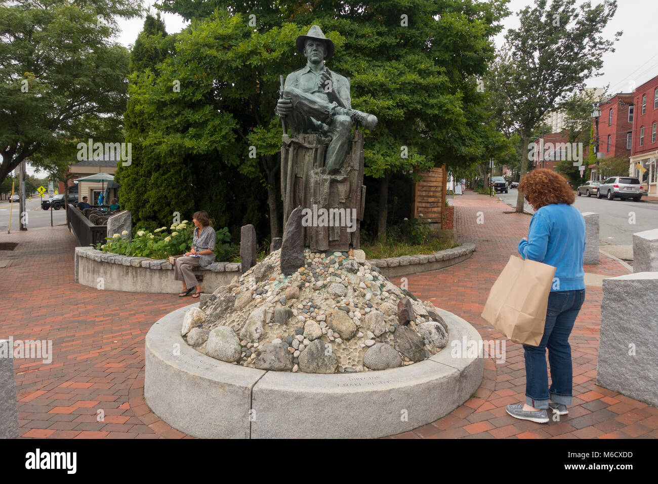 John Ford statue Portland Maine Stock Photo - Alamy