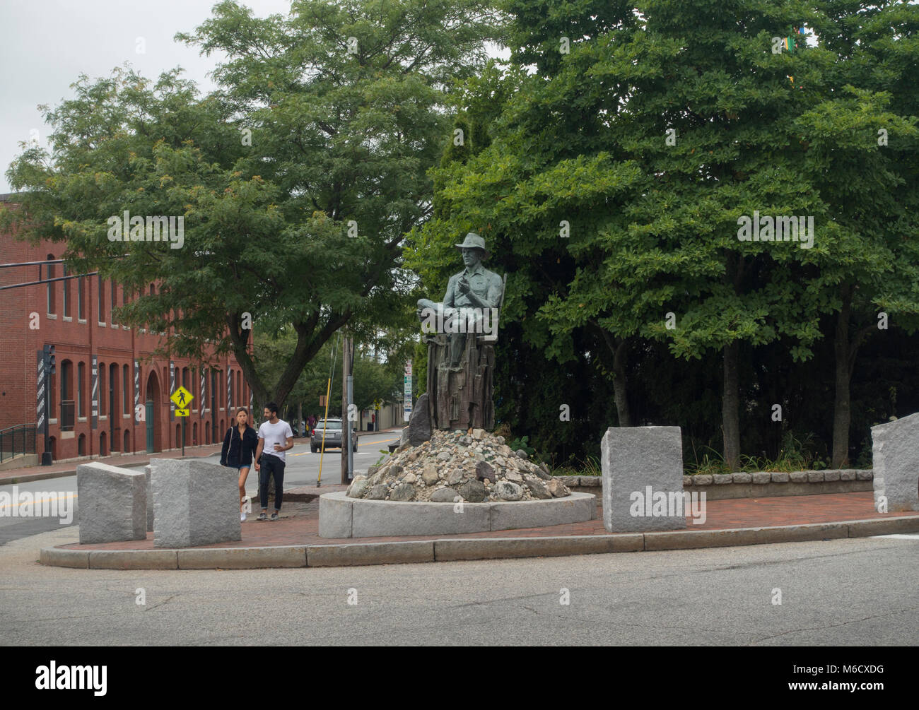 John Ford statue Portland Maine Stock Photo - Alamy