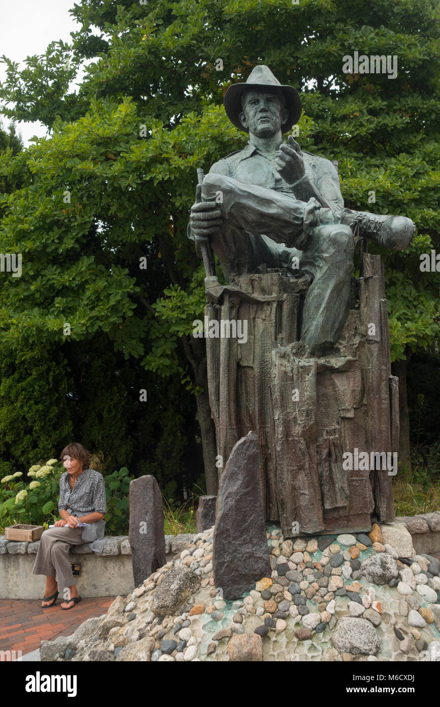John Ford statue Portland Maine Stock Photo - Alamy