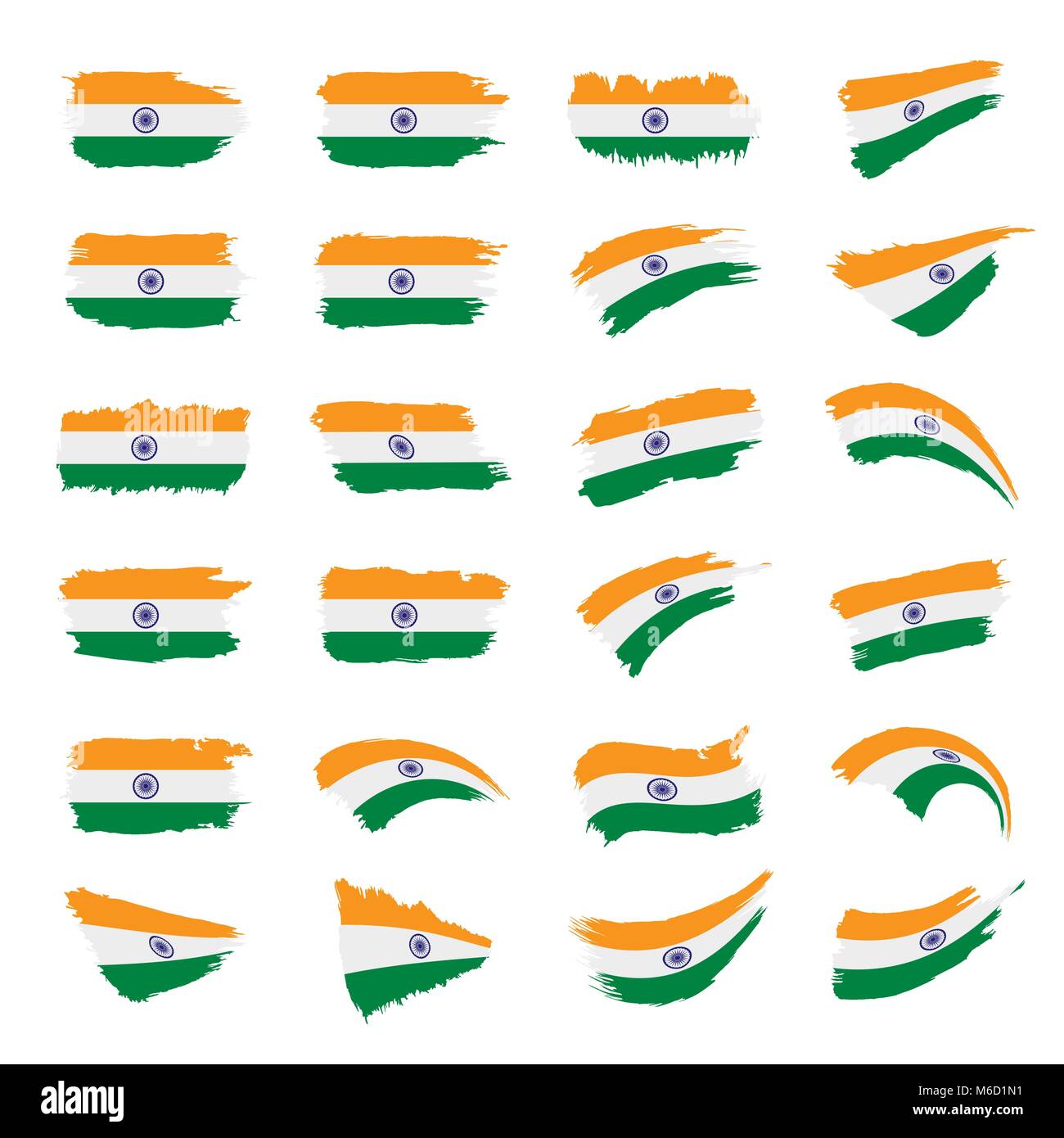 India flag, vector illustration Stock Vector Image & Art - Alamy