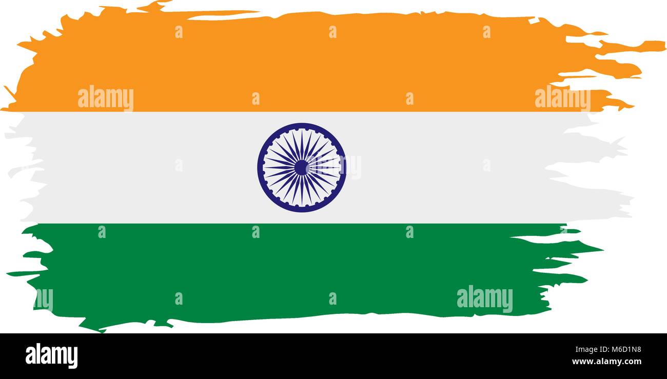 India flag, vector illustration Stock Vector Image & Art - Alamy