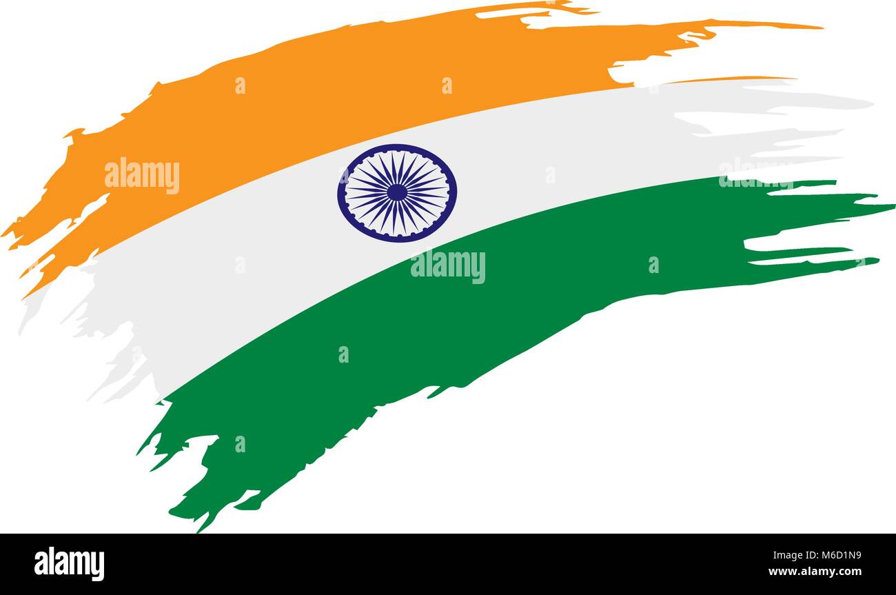 India flag, vector illustration Stock Vector Image & Art - Alamy