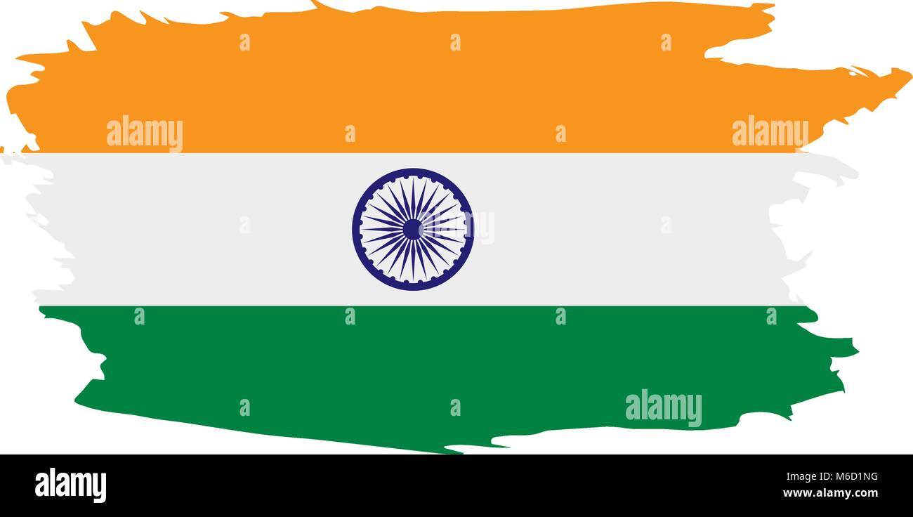 India flag, vector illustration Stock Vector Image & Art - Alamy