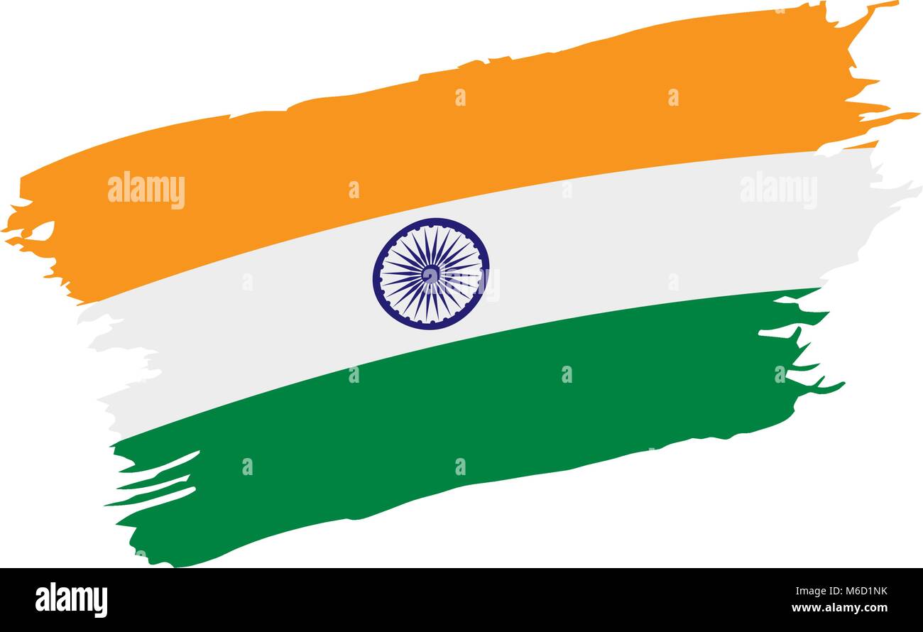 India flag, vector illustration Stock Vector Image & Art - Alamy