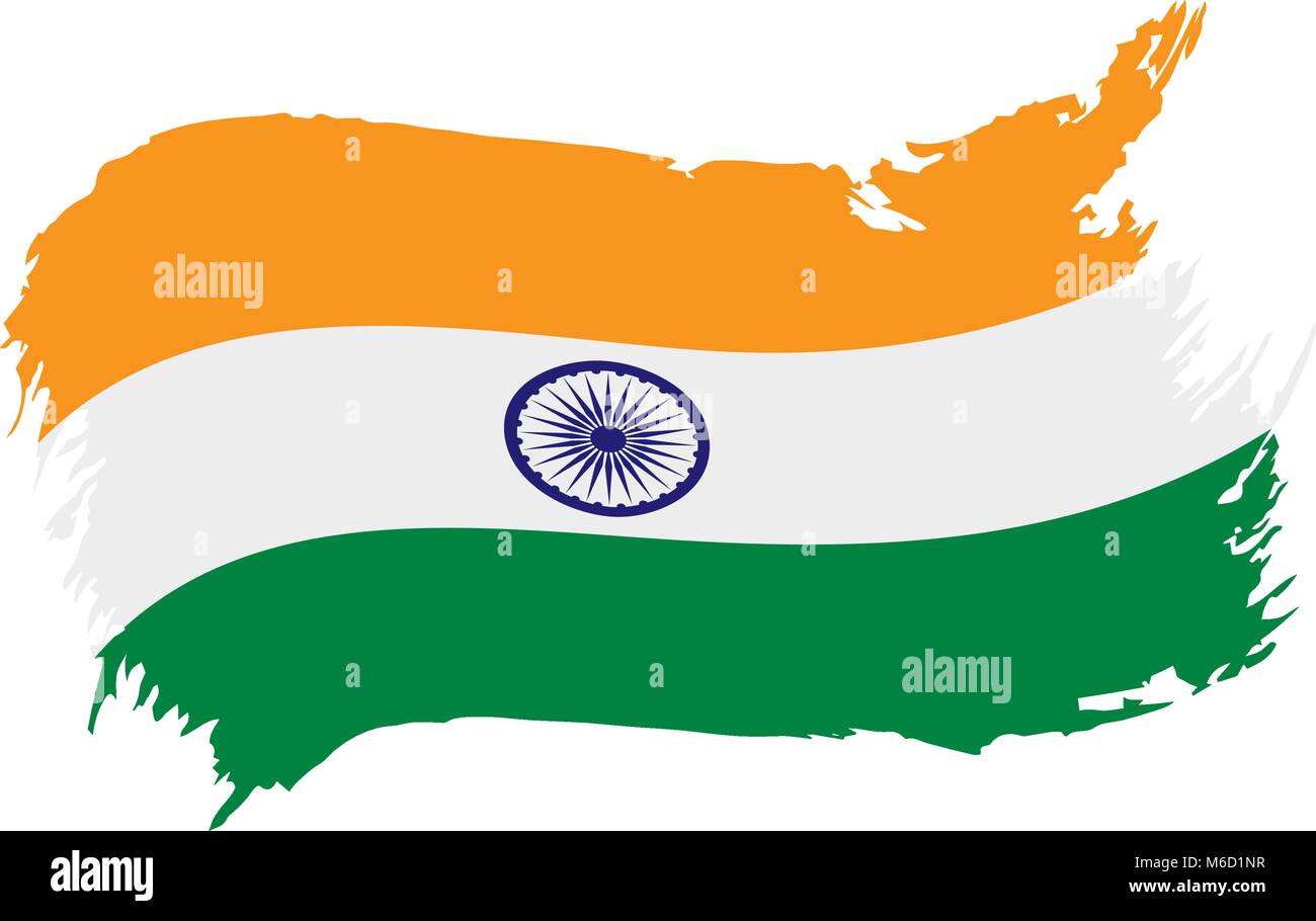 India flag, vector illustration Stock Vector Image & Art - Alamy