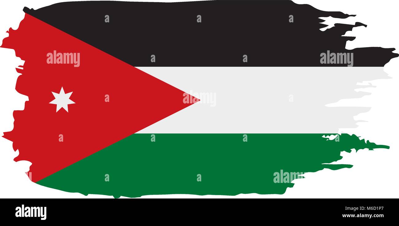 Jordan flag, vector illustration Stock Vector Image & Art - Alamy