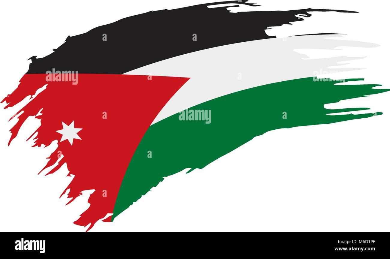 Jordan flag, vector illustration Stock Vector Image & Art - Alamy