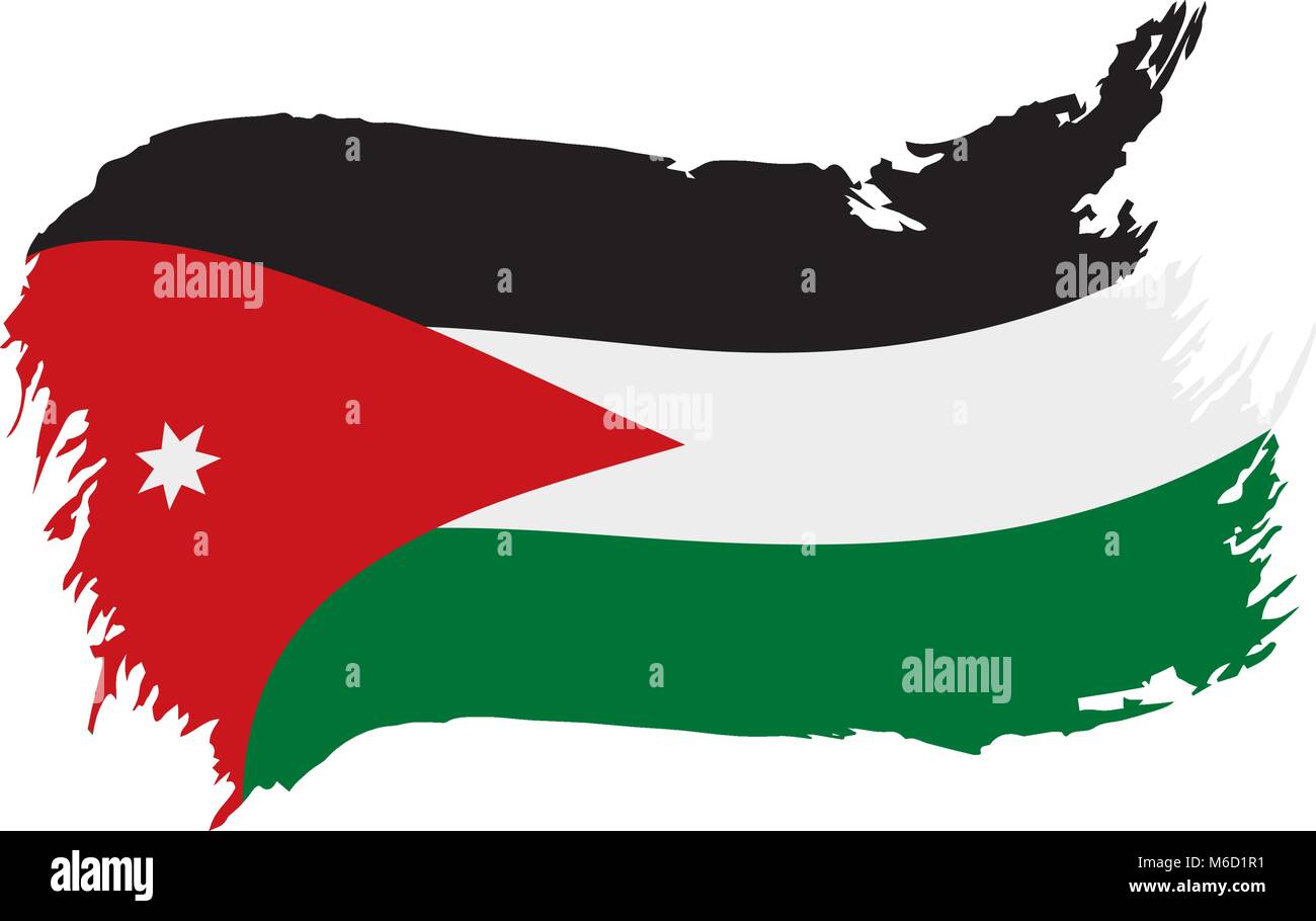Jordan flag, vector illustration Stock Vector Image & Art - Alamy