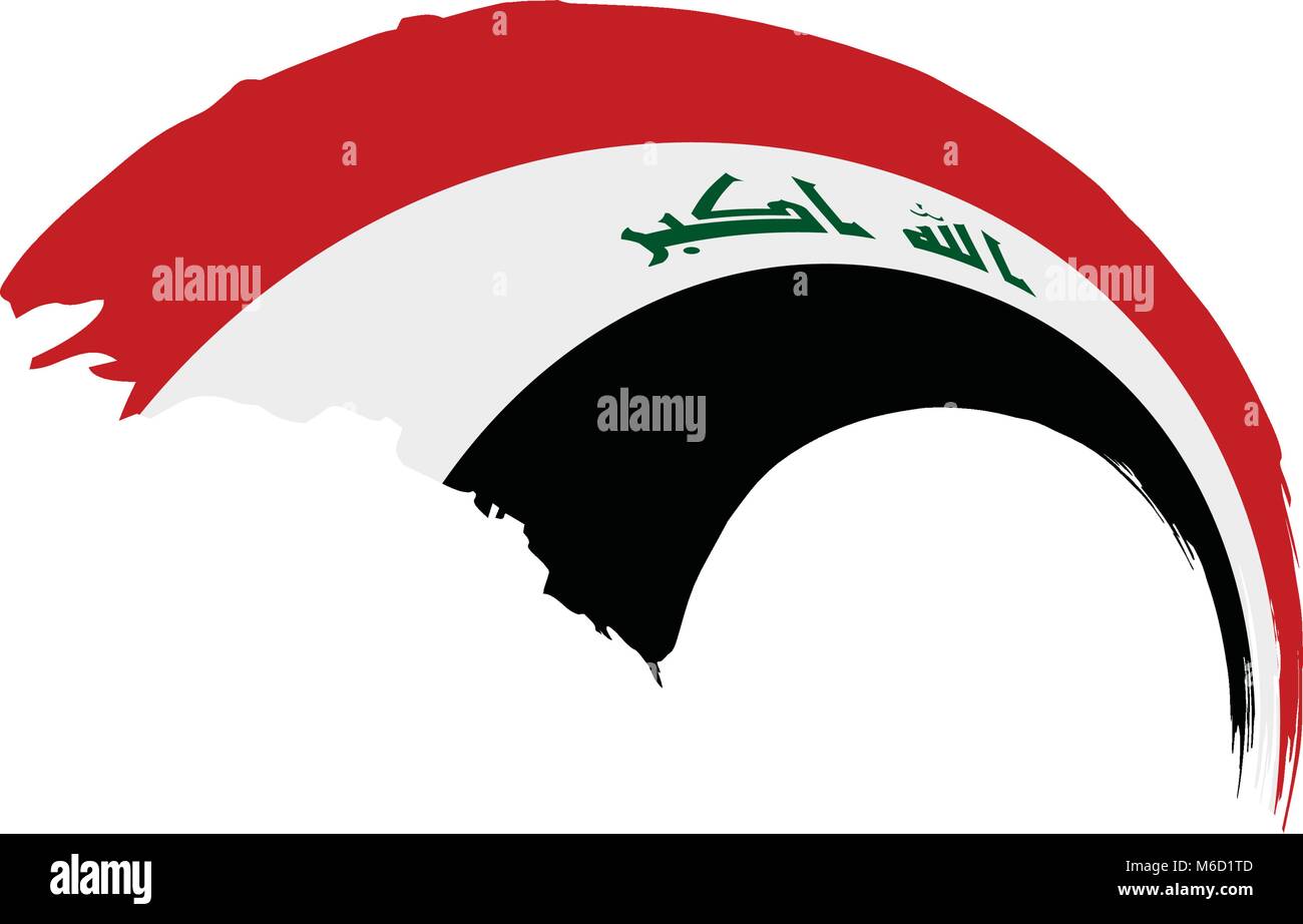Iraqi flag, vector illustration Stock Vector Image & Art - Alamy
