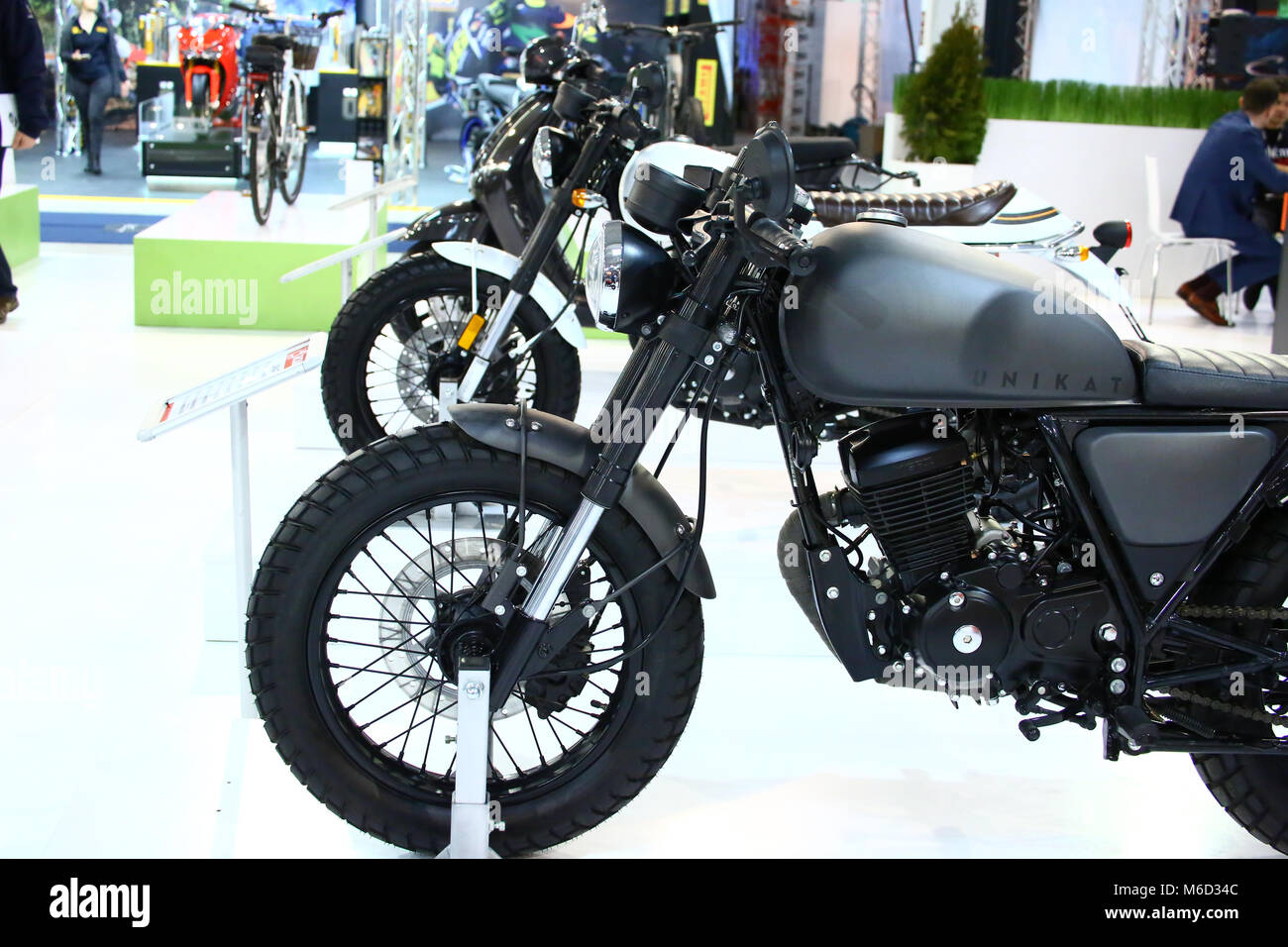 Nadarzyn, Poland, 2nd March 2018: Motorcyle Show opens at PTAK Expo ...