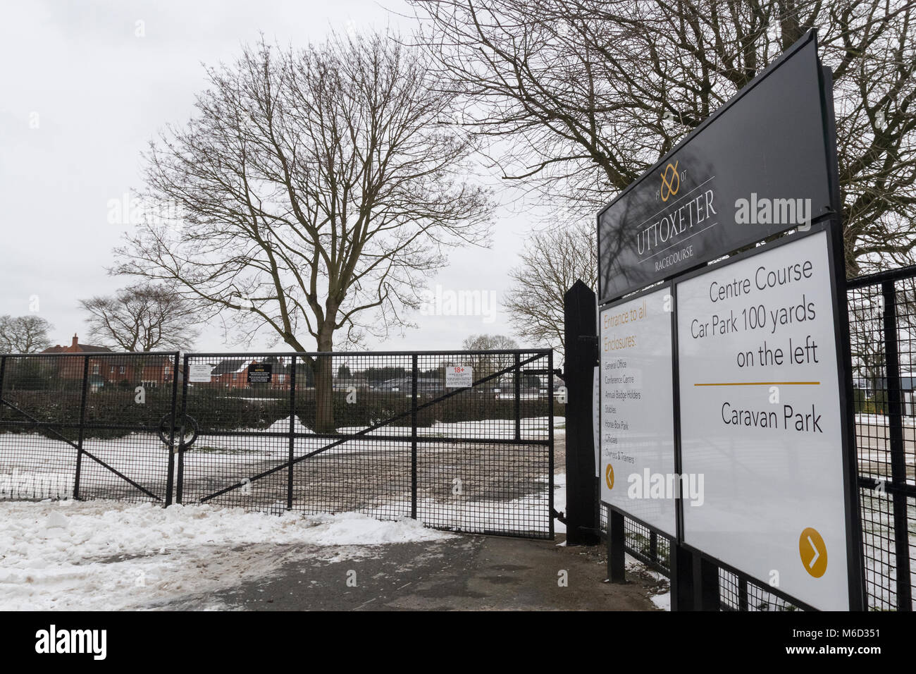 Uttoxeter, Staffordshire, UK. 02nd Mar, 2018. UK Weather: Uttoxeter ...