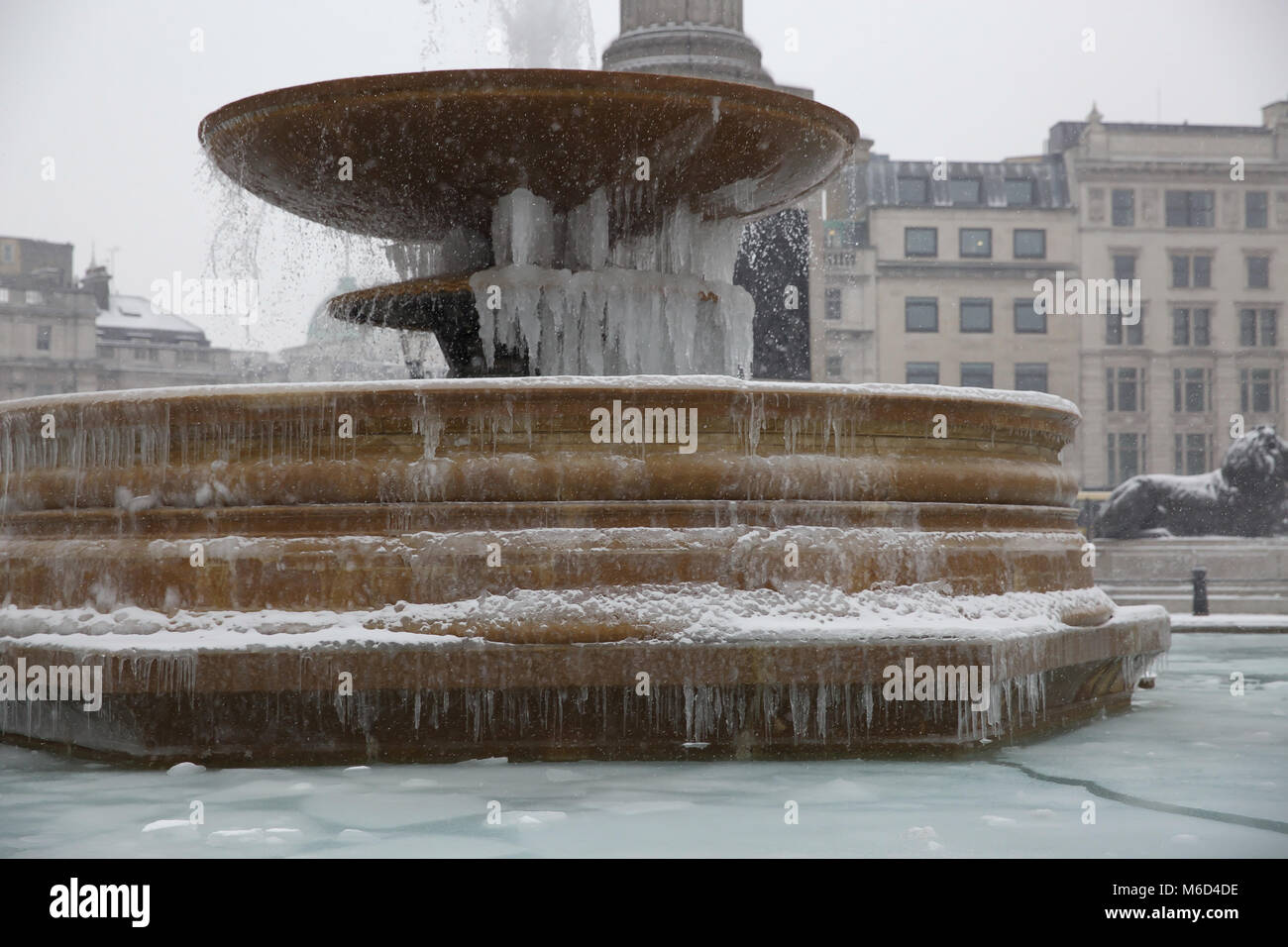 London, UK. 2nd Mar, 2018. As the cold weather continues there is more ...