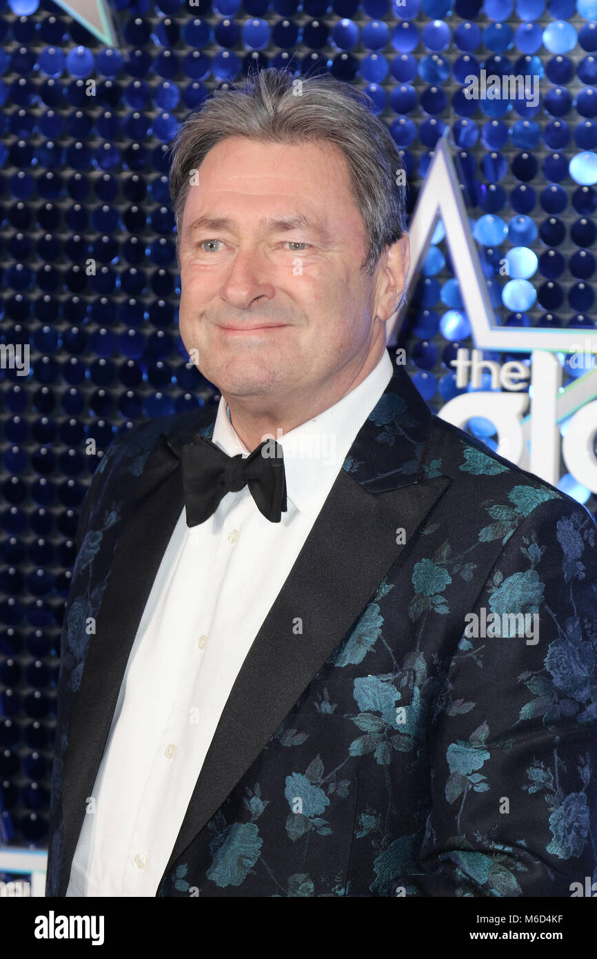 London, UK. 1st Mach, 2018. Alan Titchmarsh arrives at The Global ...