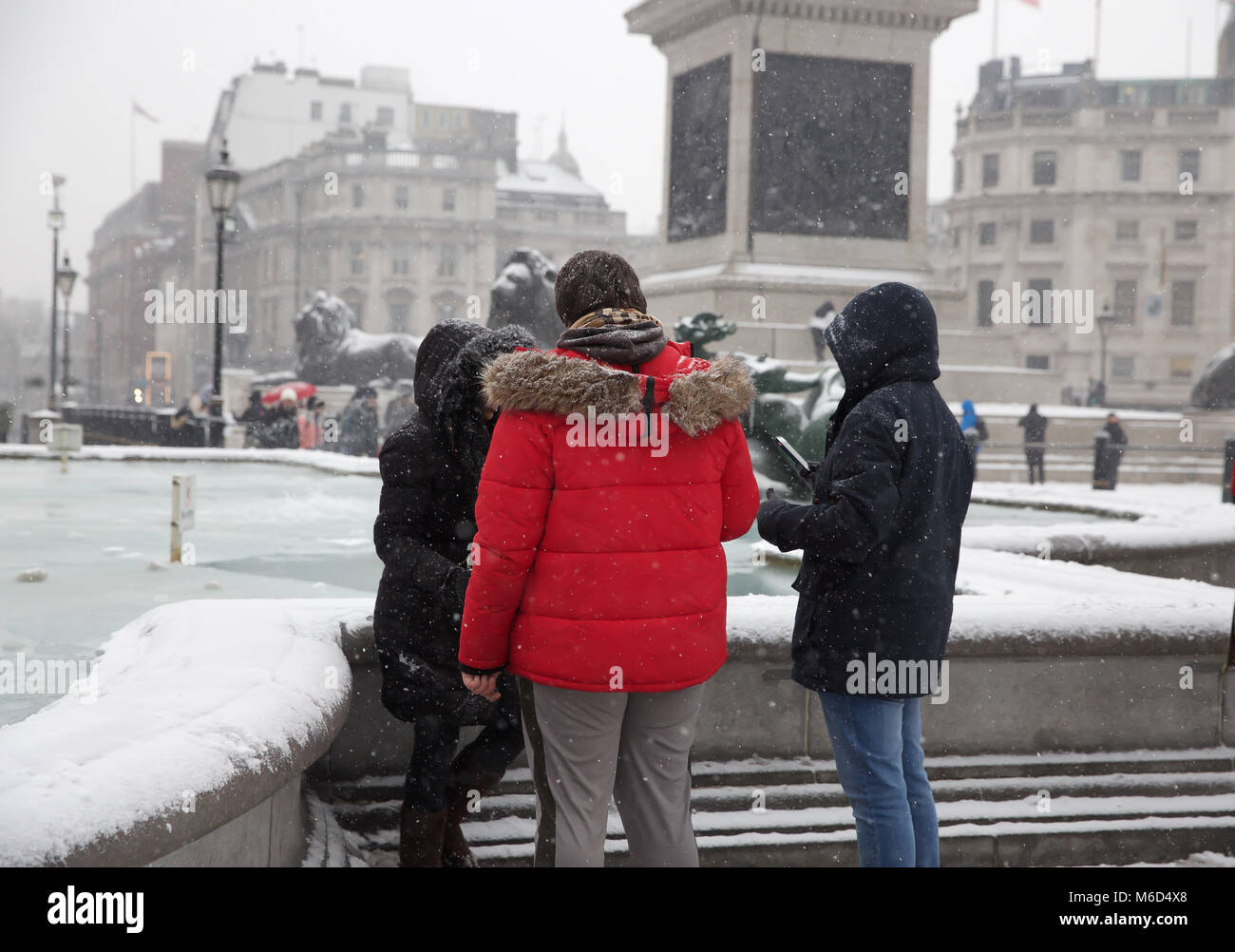 London, UK. 2nd Mar, 2018. As the cold weather continues there is more ...