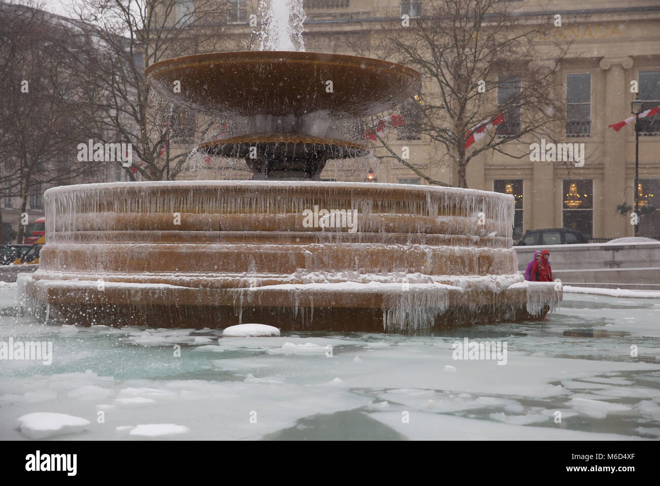 London, UK. 2nd Mar, 2018. As the cold weather continues there is more ...
