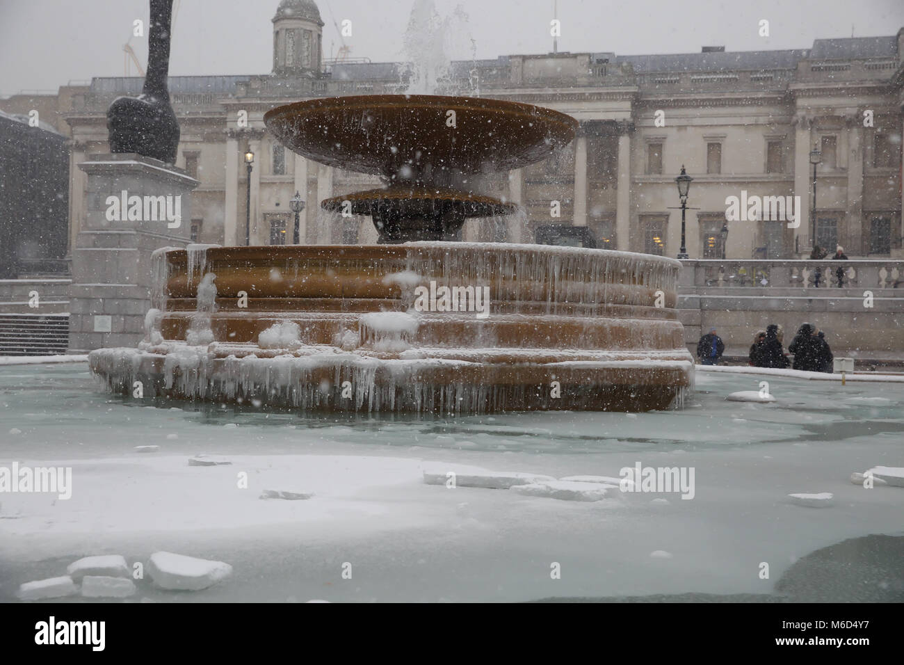 London, UK. 2nd Mar, 2018. As the cold weather continues there is more ...
