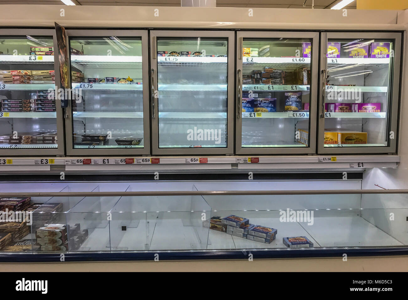 Inverness, Scotland, UK 2nd March 2018 UK Weather: Many of the shelves ...