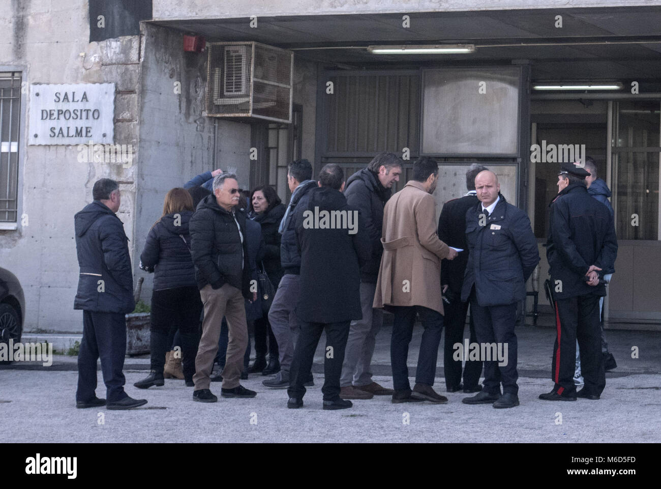 The body of Luigi Capasso the carabiniere author of the massacre of ...