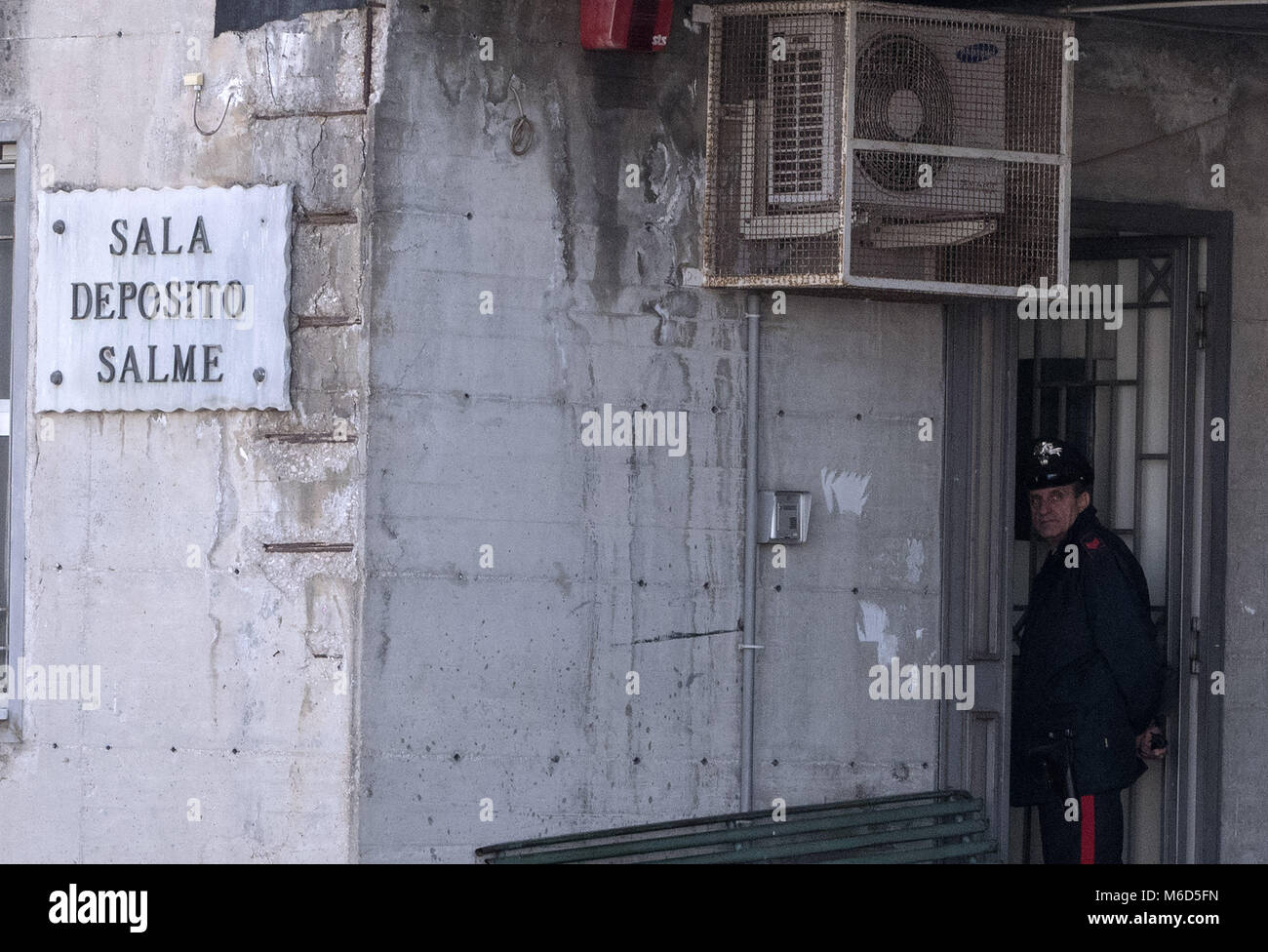 The body of Luigi Capasso the carabiniere author of the massacre of ...