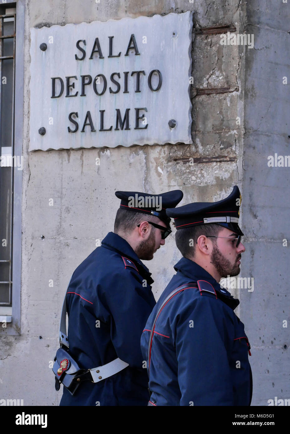 The body of Luigi Capasso the carabiniere author of the massacre of ...