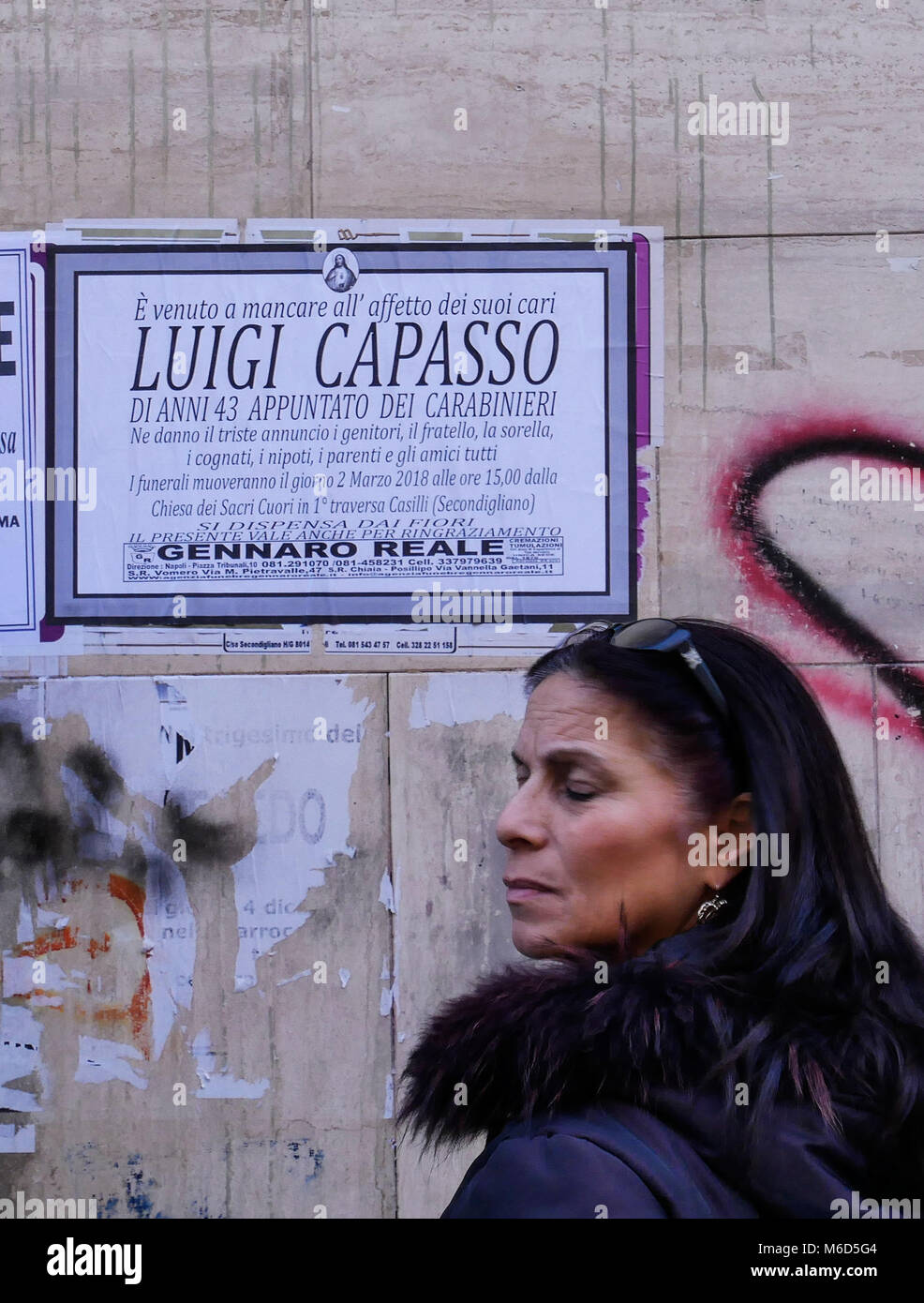 The body of Luigi Capasso the carabiniere author of the massacre of ...