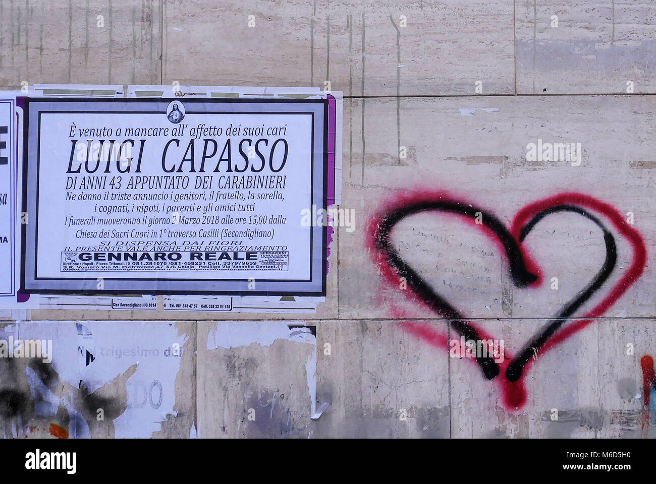 The body of Luigi Capasso the carabiniere author of the massacre of ...