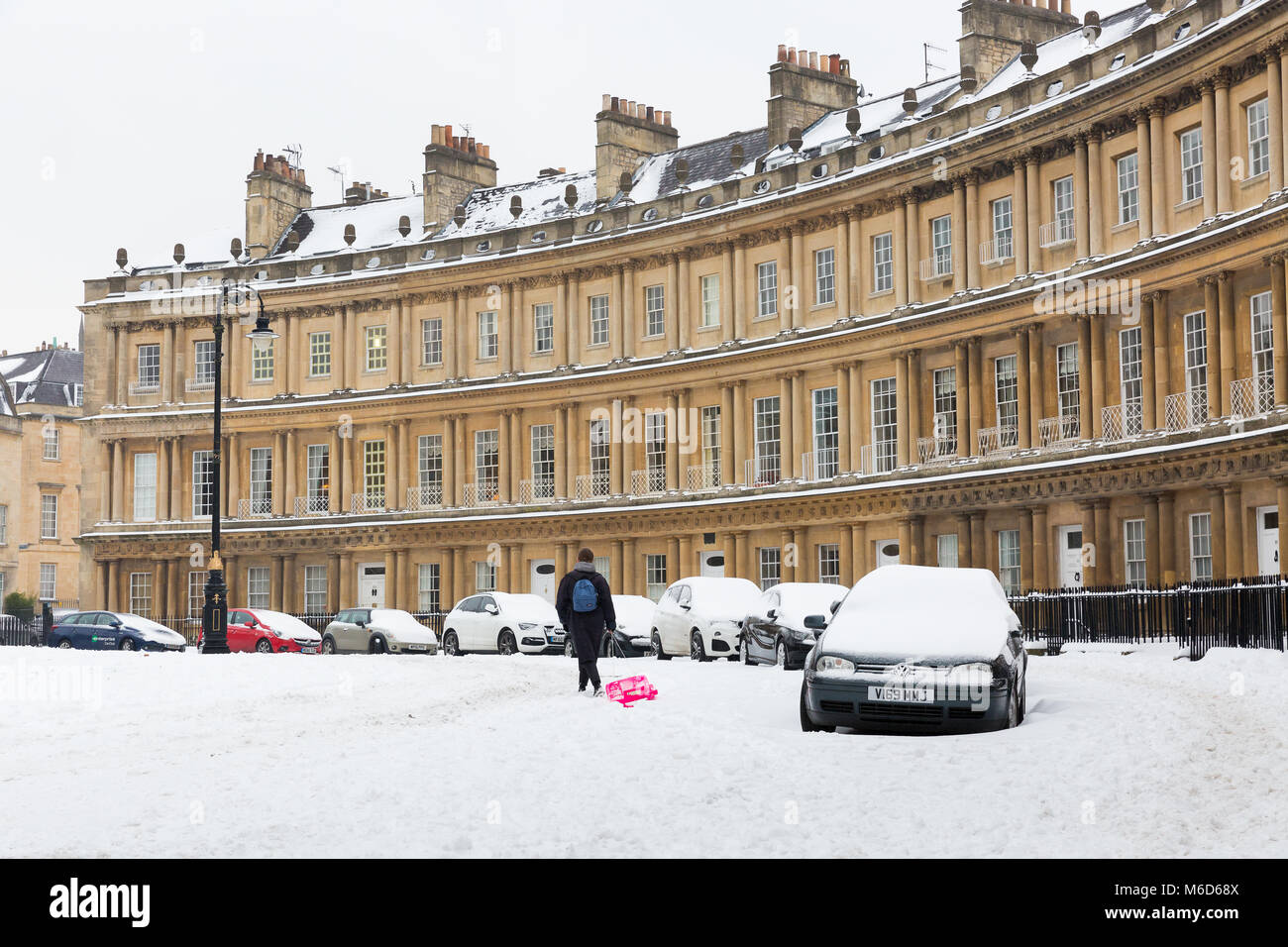 City of bath england snow hi-res stock photography and images - Alamy