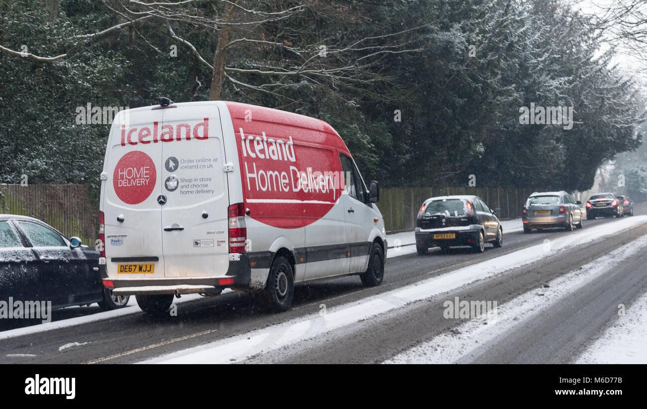 Iceland home delivery van hi-res stock photography and images - Alamy