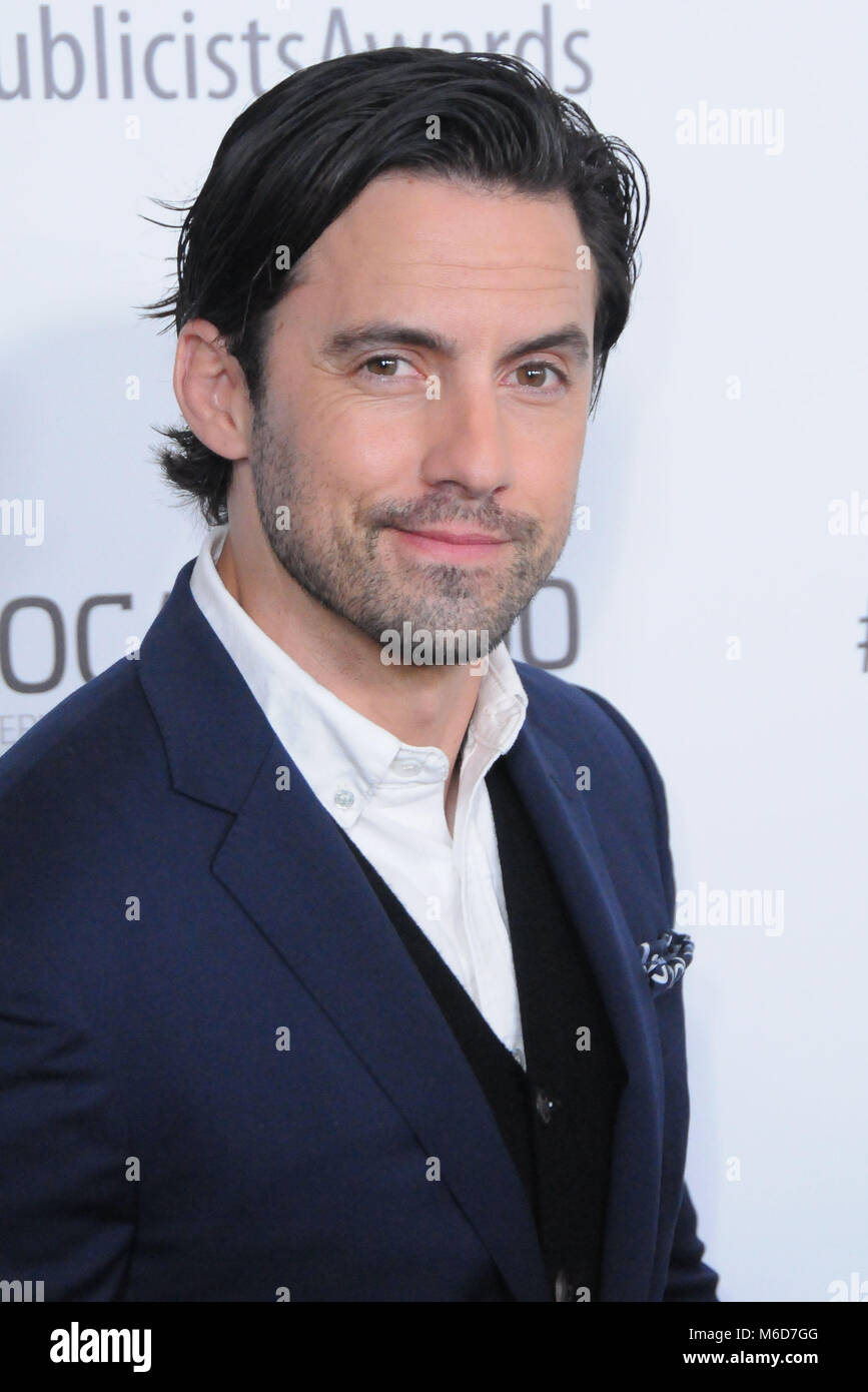 Beverly Hills, California, USA. 2nd March, 2018. Actor Milo Ventimiglia ...