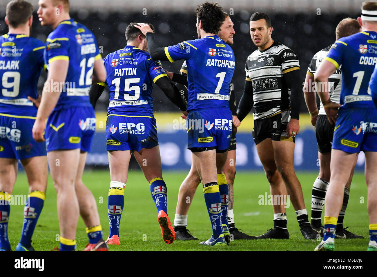 Hull, UK. 2nd March, 2018. Betfred Super League rugby, Round 4, Hull FC ...