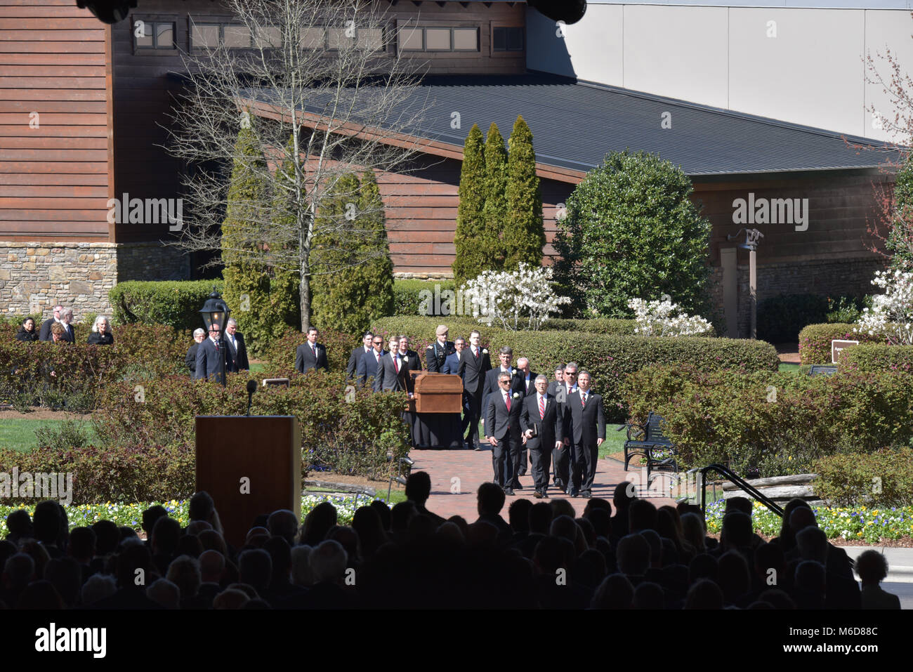 Charlotte, NC, 2 March, 2018. At what is now known as "Billy Graham's ...