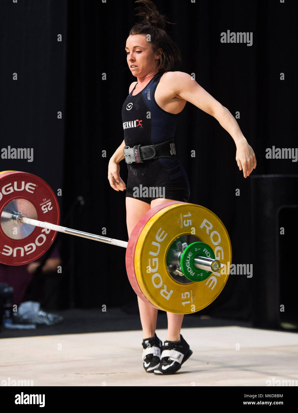 Columbus, Ohio, USA. 2 March, 2018. Alyssa Ritchey competes in the ...