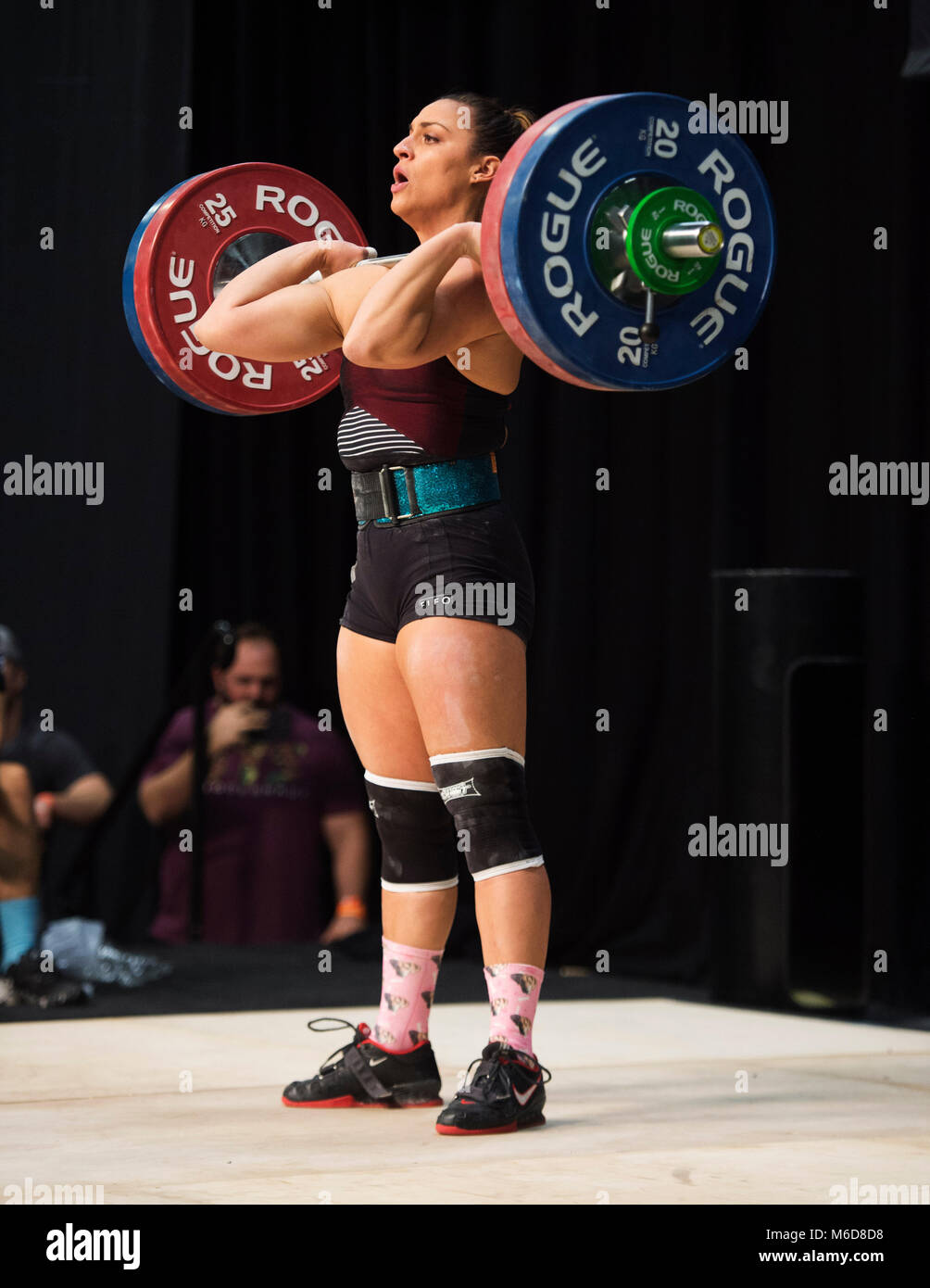 Columbus, Ohio, USA. 2 March, 2018. Alexandra Lachance competes in the ...