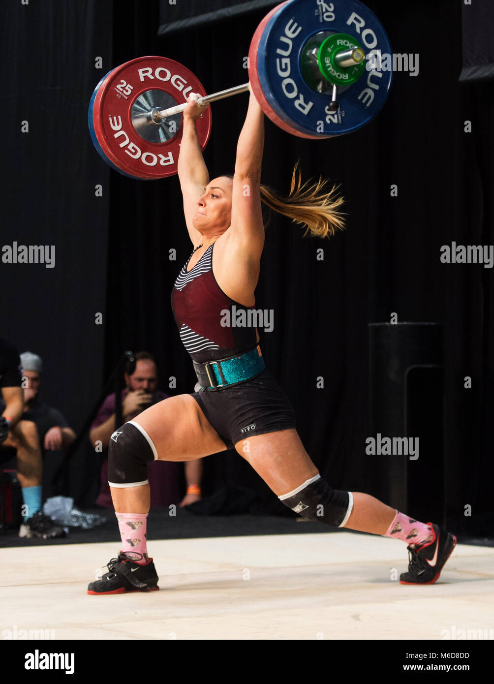 Columbus, Ohio, USA. 2 March, 2018. Alexandra Lachance competes in the ...